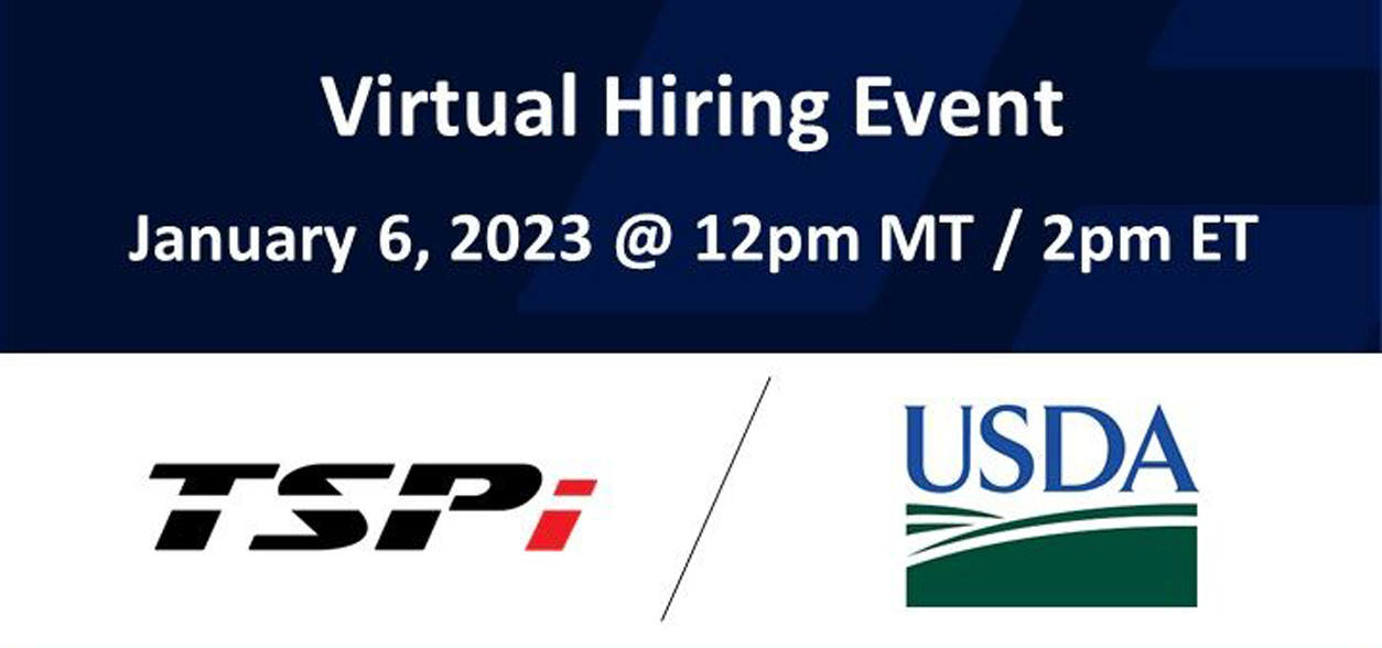 Join the Team: TSPi Virtual Hiring Event - TSPi Join the Team: TSPi Virtual Hiring Event - TSPi